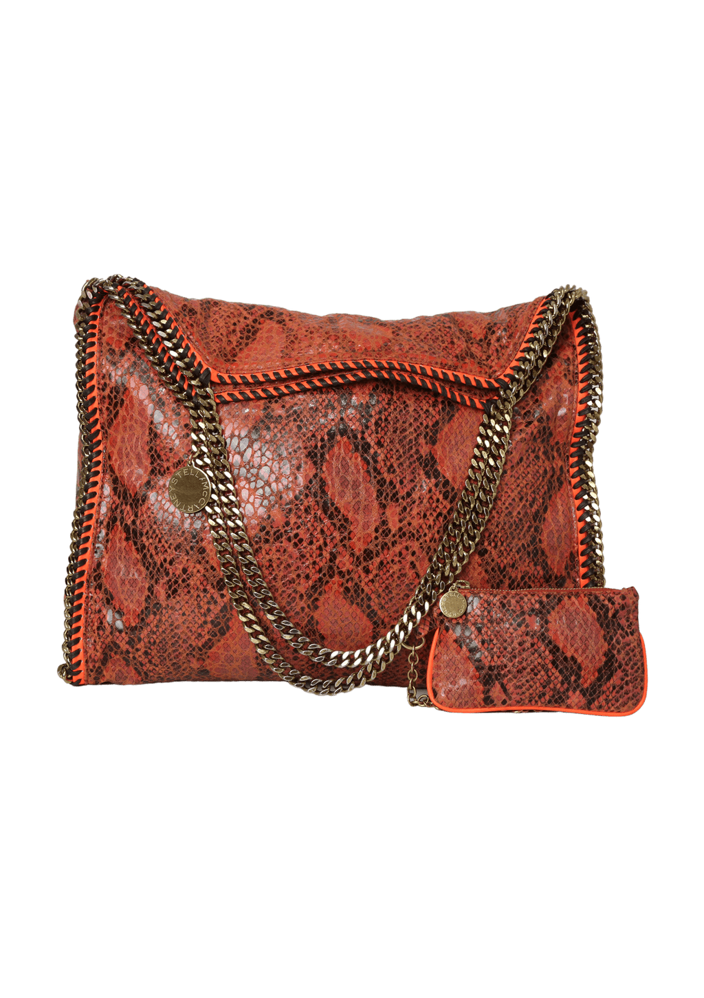 BOLSA STELLA MCCARTNEY ALTER-PYTHON FALABELLA LARANJA – Gringa