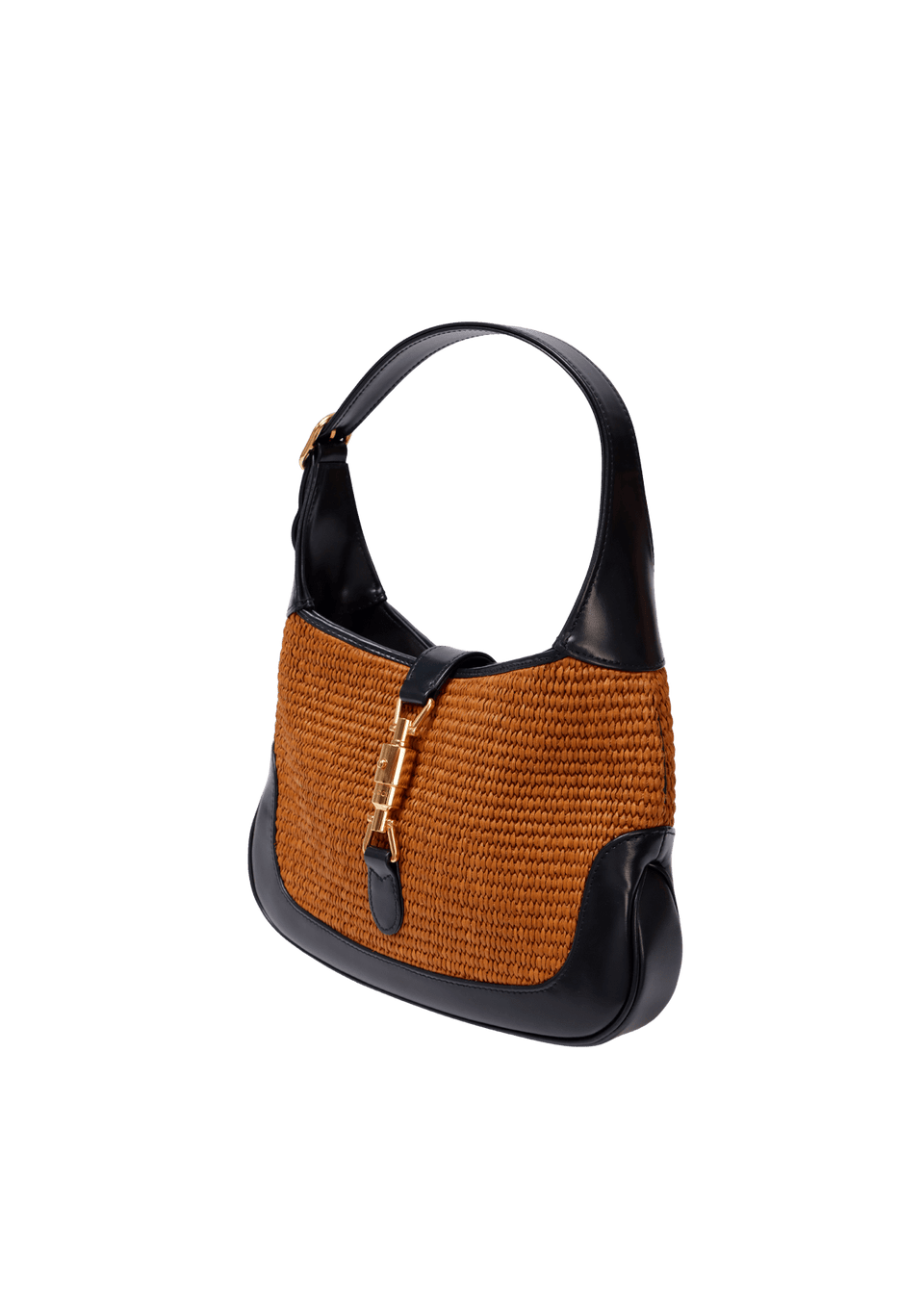 BOLSA GUCCI SMALL RAFFIA 1961 JACKIE HOBO BICOLOR ORIGINAL – Gringa