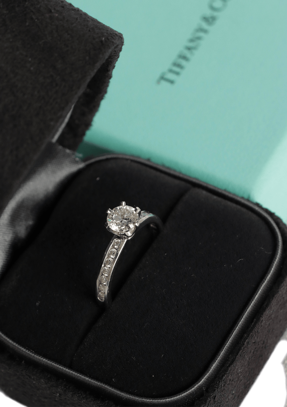 ANEL TIFFANY & CO TIFFANY® SETTING ENGAGEMENT RING PRATEADO ORIGINAL ...