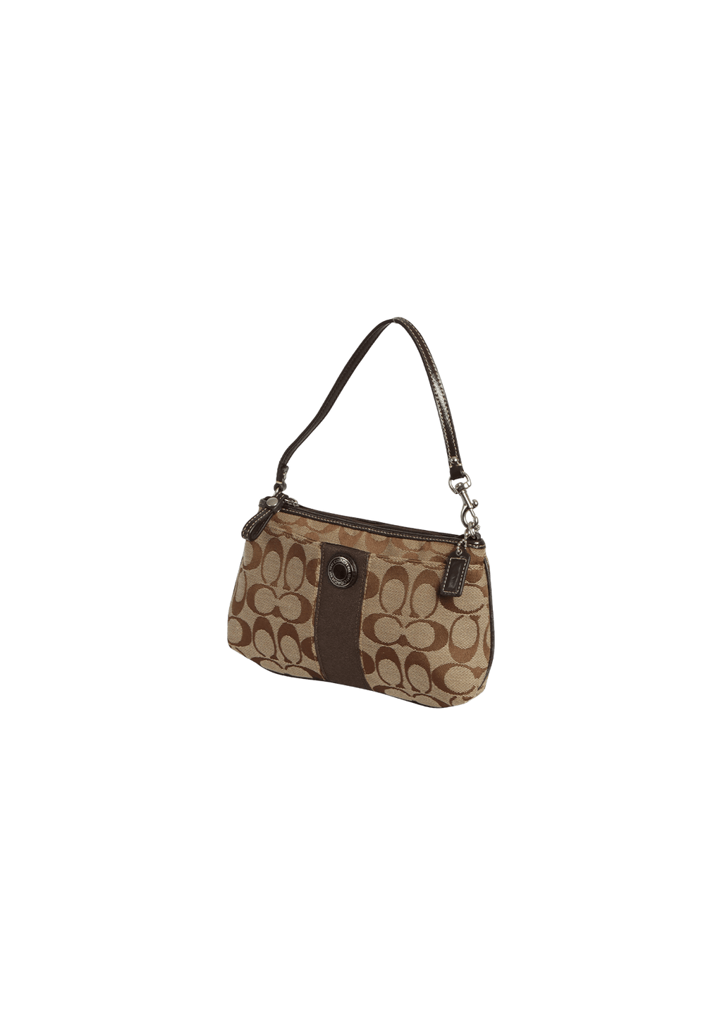 BOLSA COACH SIGNATURE SHOULDER BAG MARROM ORIGINAL – Gringa