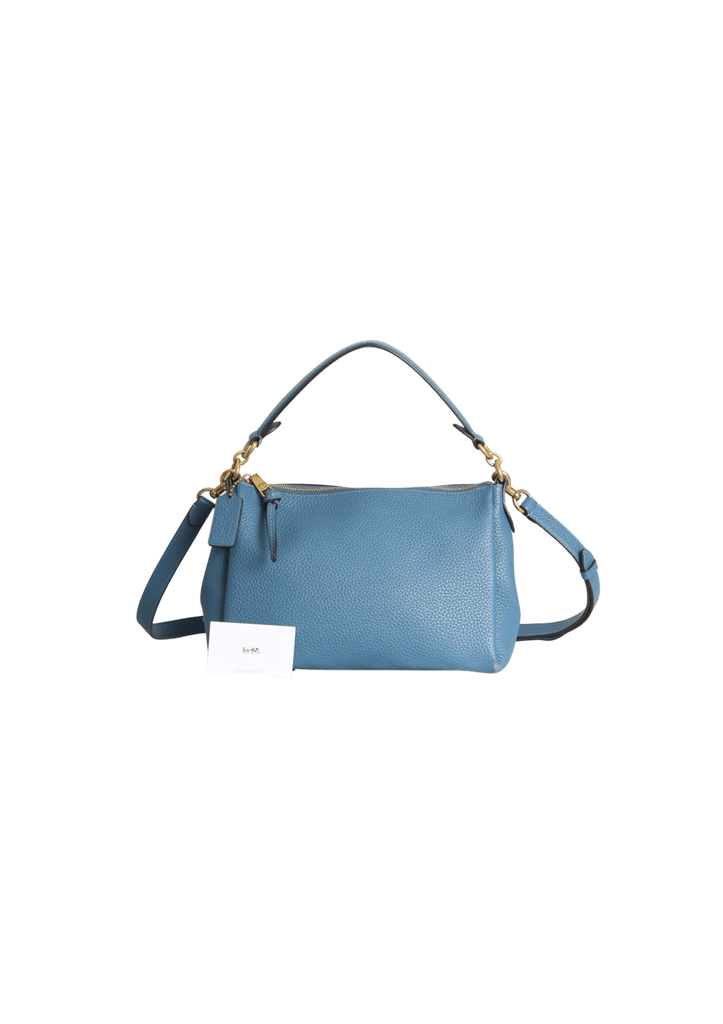 BOLSA COACH SMALL SHAY BAG AZUL ORIGINAL – Gringa