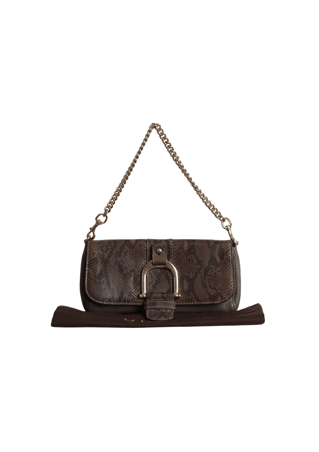 BOLSA GUCCI PYTHON GREENWICH BAG CINZA ORIGINAL – Gringa