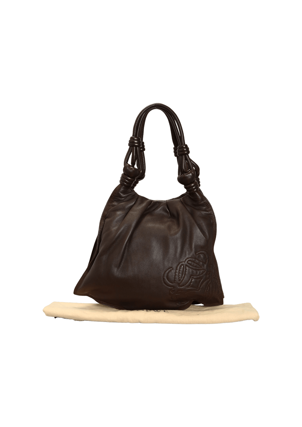 BOLSA LOEWE FLAMENCO KNOT MARROM ORIGINAL – Gringa
