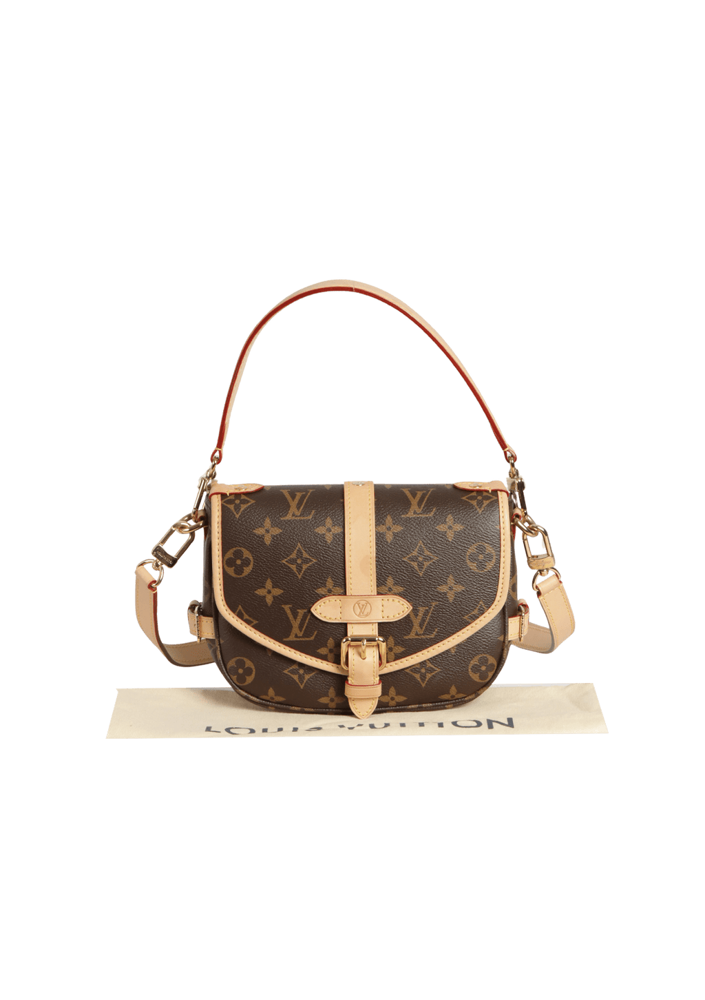 BOLSA LOUIS VUITTON MONOGRAM SAUMUR BB MARROM ORIGINAL – Gringa