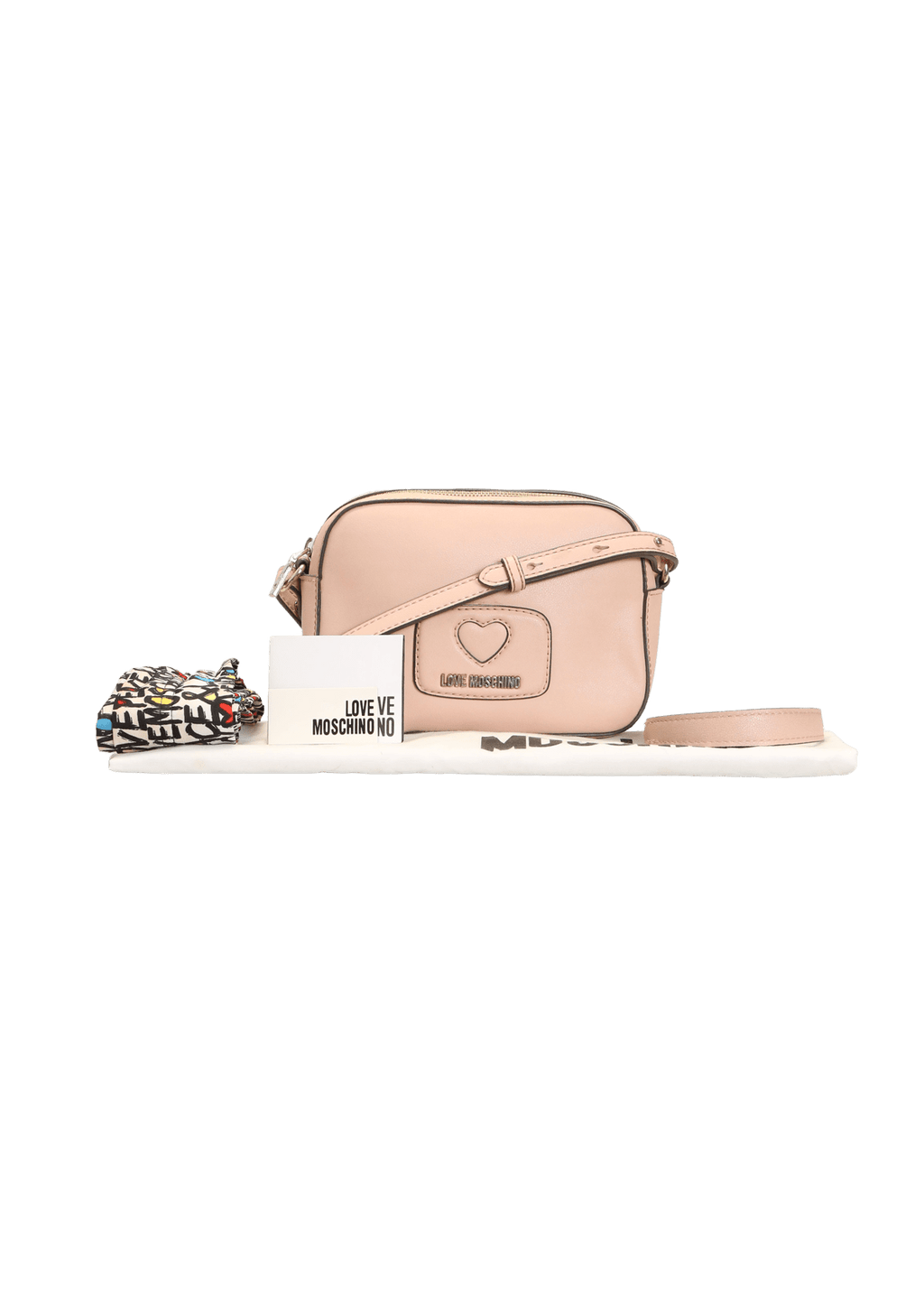 BOLSA MOSCHINO LOVE CAMERA BAG ROSA ORIGINAL – Gringa