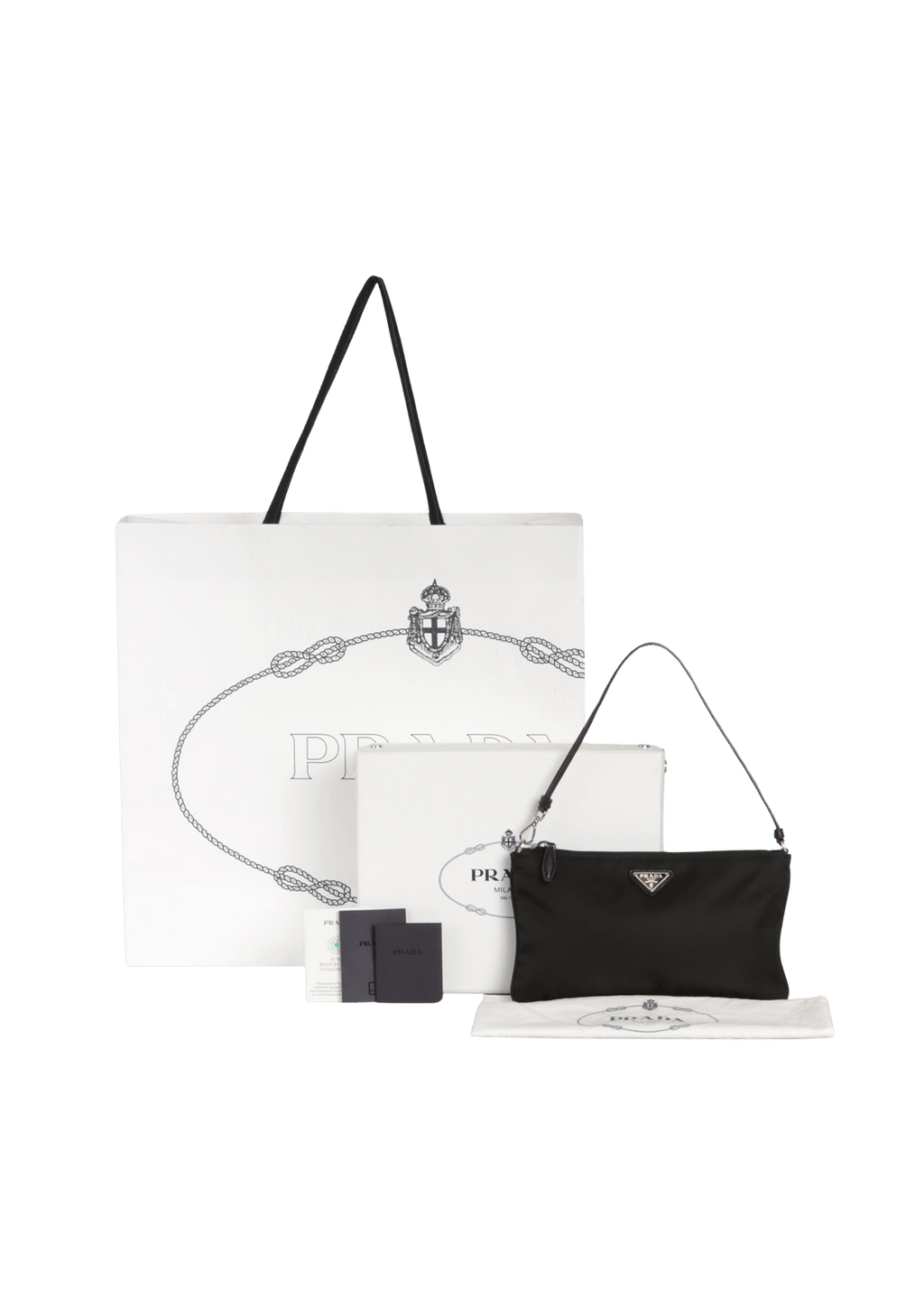 BOLSA PRADA MINI RE-NYLON SHOULDER BAG PRETO ORIGINAL – Gringa