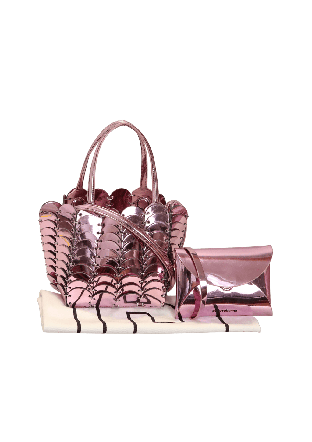 BOLSAS PACO RABANNE MINI PACOÏO CABA BAG ROSA ORIGINAL – Gringa