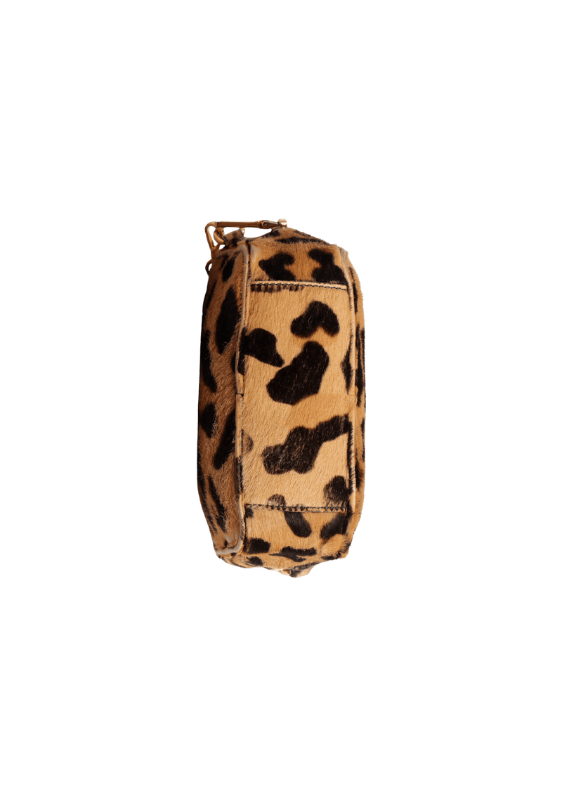 BOLSA PRADA CALF HAIR LEOPARD PRINT CAMERA BAG ANIMAL PRINT ORIGINAL ...