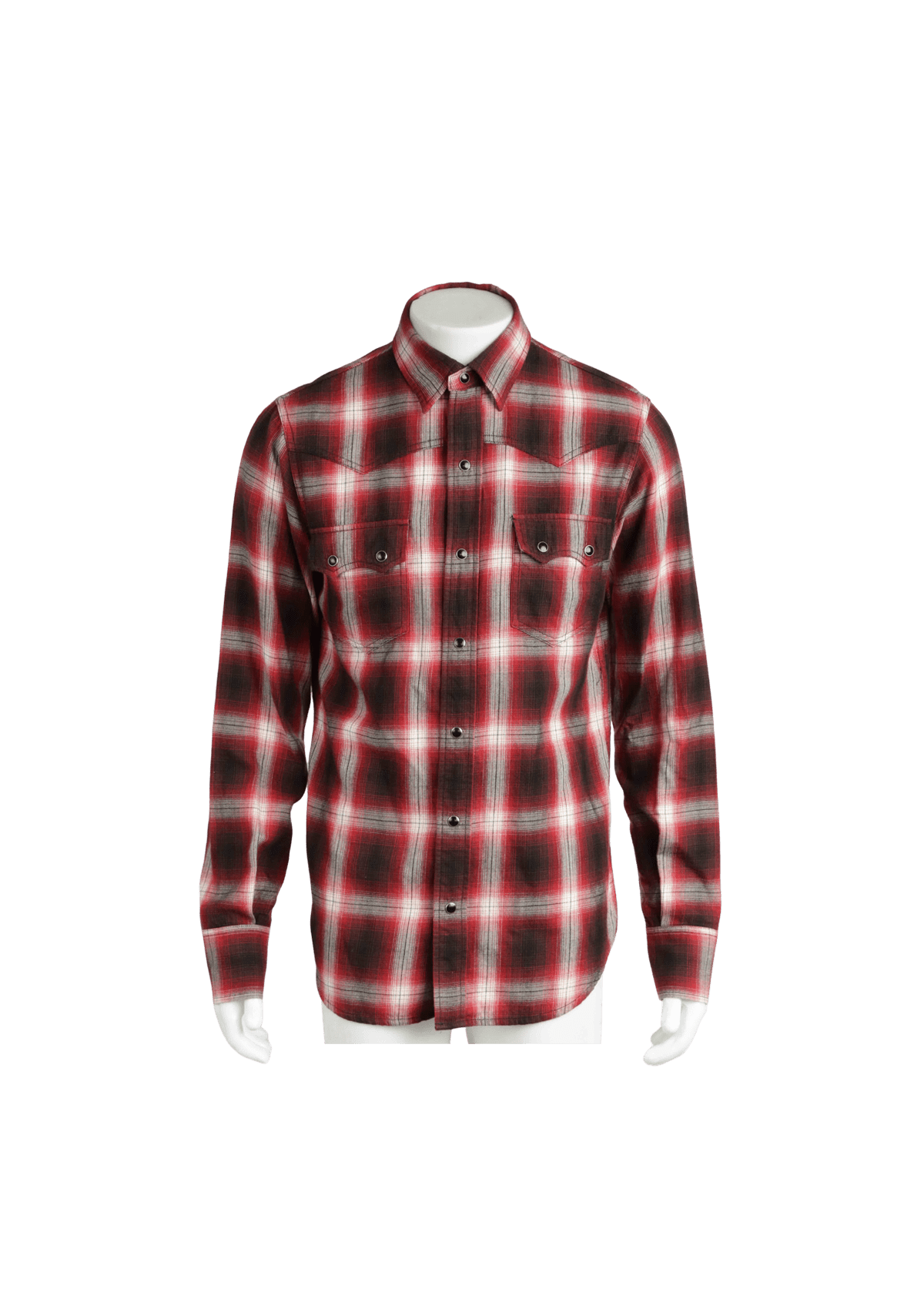 CAMISA SAINT LAURENT PRINTED SHIRT M VERMELHO ORIGINAL – Gringa