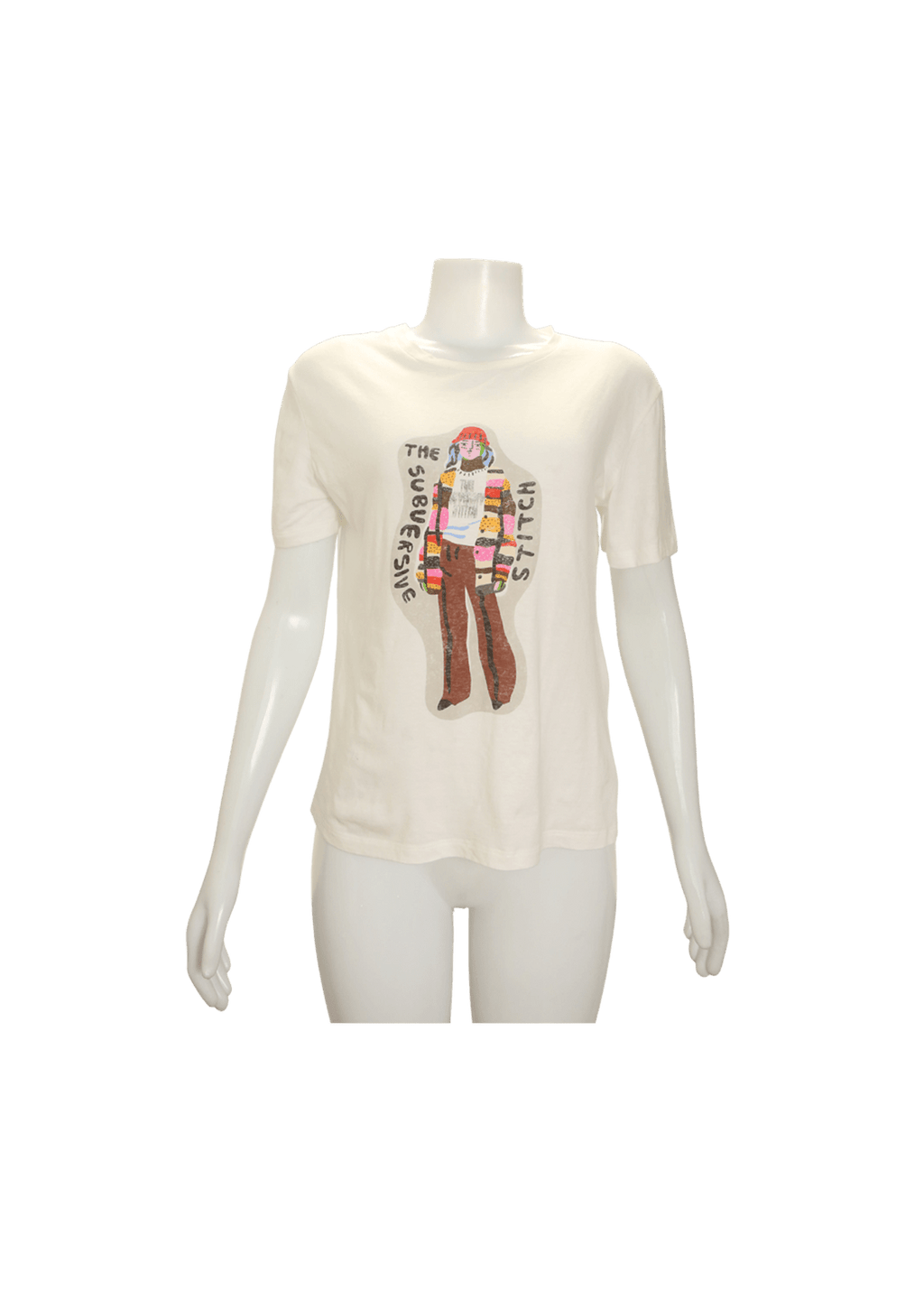 CAMISETA CHRISTIAN DIOR CREW NECK T-SHIRT BRANCA P ORIGINAL – Gringa