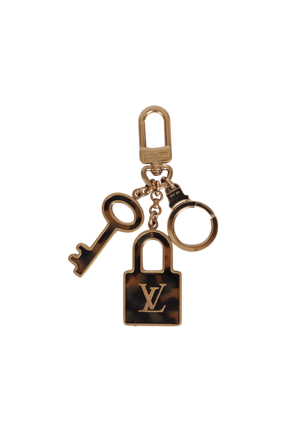 CHAVEIRO LOUIS VUITTON CONFIDENCE KEYCHAIN DOURADO ORIGINAL – Gringa