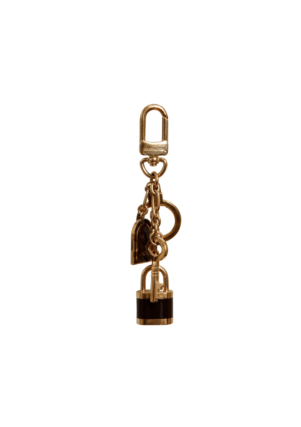 CHAVEIRO LOUIS VUITTON CONFIDENCE KEYCHAIN DOURADO ORIGINAL – Gringa
