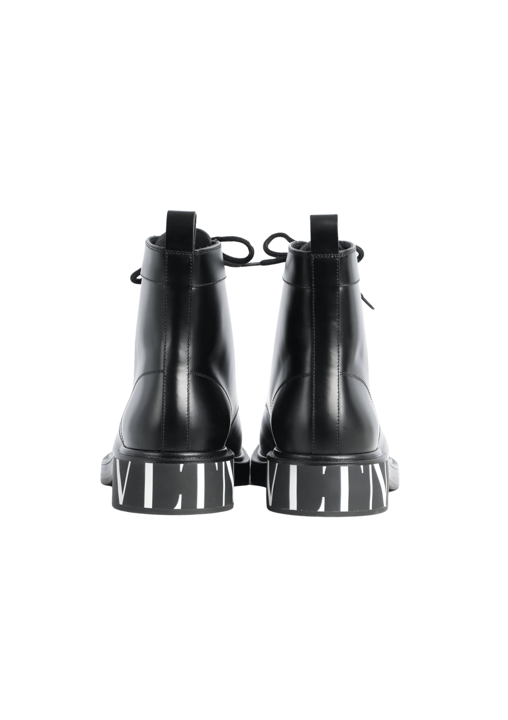 COTURNO VALENTINO VLNT LEATHER BOOTS PRETO 40 ORIGINAL – Gringa