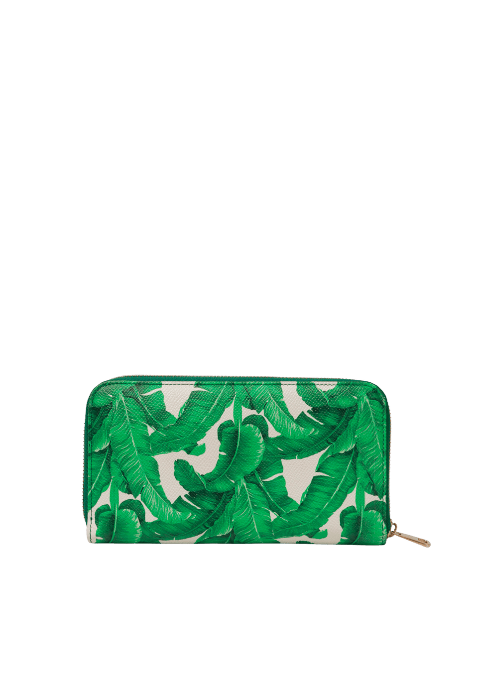 CARTEIRA DOLCE & GABBANA BANANA LEAF PRINT ZIP WALLET BICOLOR G ...