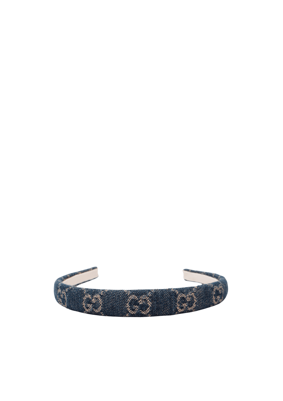 TIARA GUCCI GG DENIM HEADBAND AZUL P ORIGINAL – Gringa