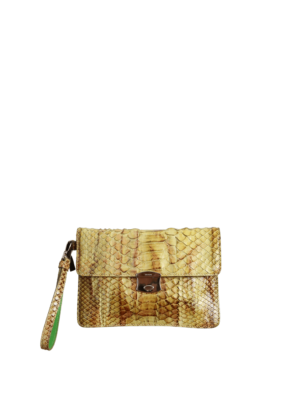 POUCH PRADA PYTHON POUCH ANIMAL PRINT ORIGINAL – Gringa