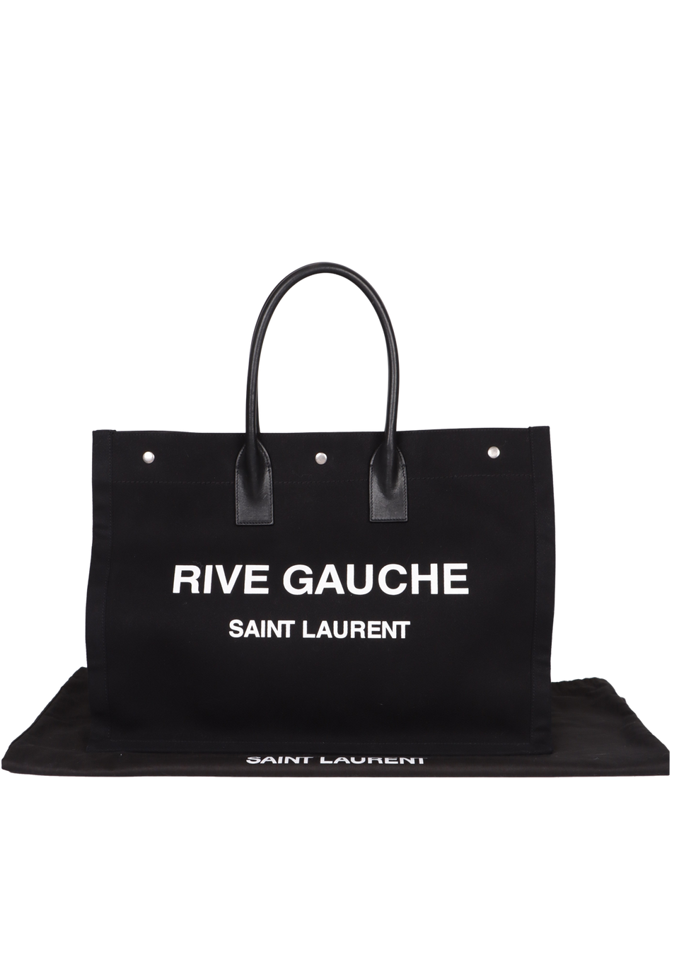 BOLSA SAINT LAURENT LARGE RIVE GAUCHE TOTE PRETO ORIGINAL – Gringa