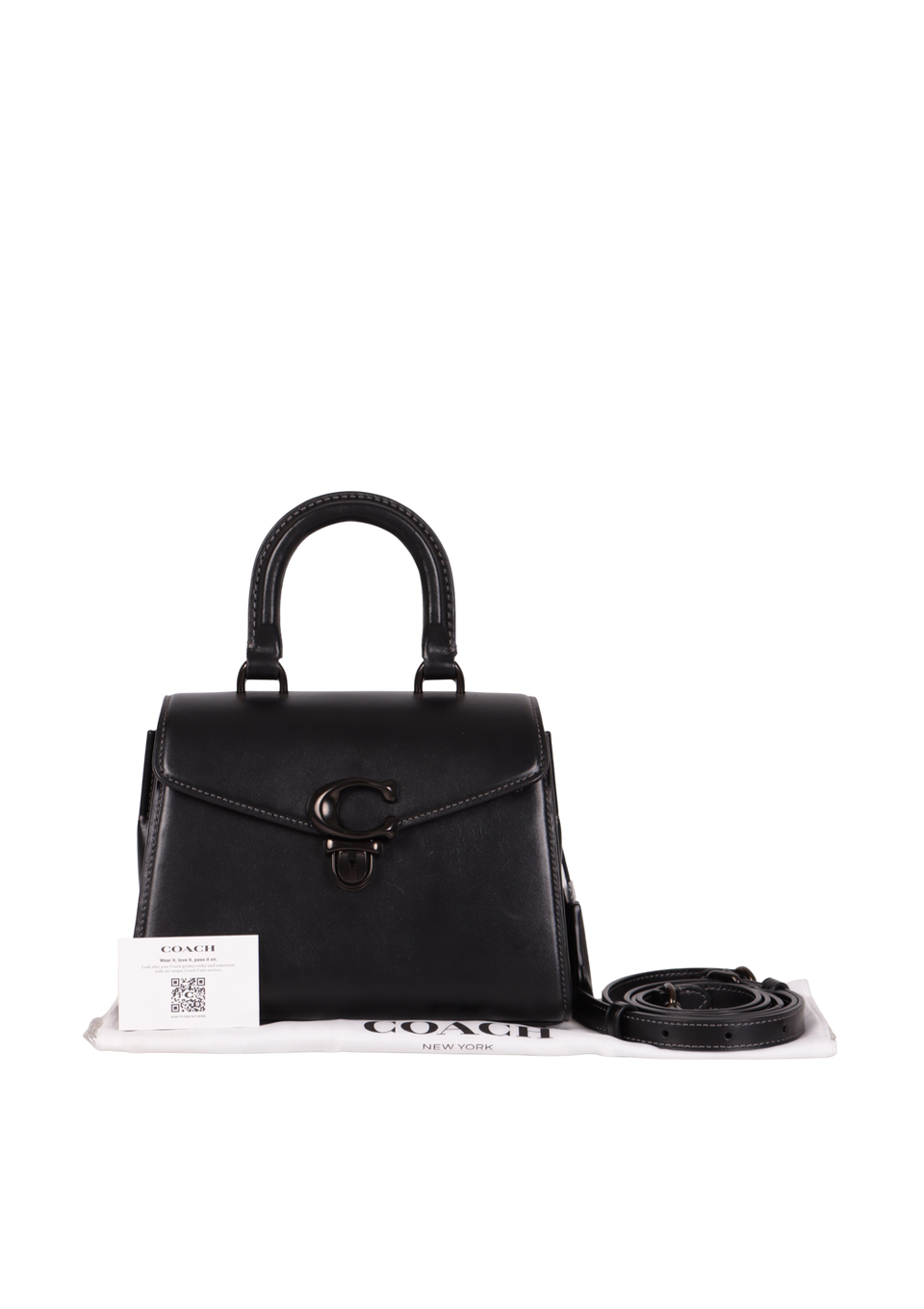 BOLSA COACH SAMMY 21 TOP HANDLE BAG PRETO ORIGINAL – Gringa