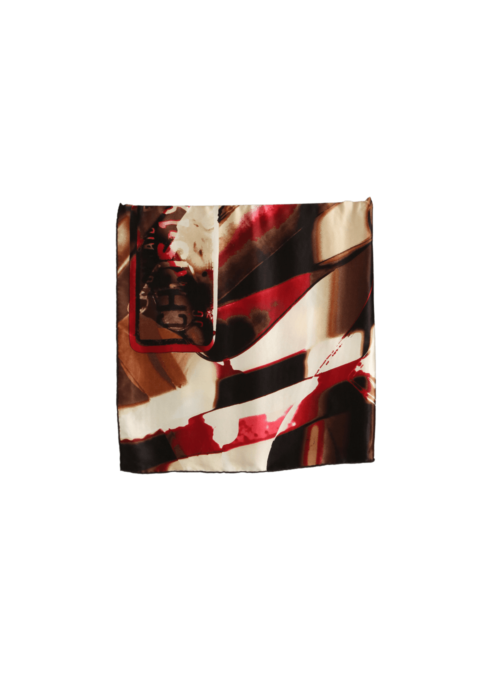 LENÇO CHRISTIAN DIOR PLUNGING CADILLAC PRINT SILK SCARF ESTAMPADO ...