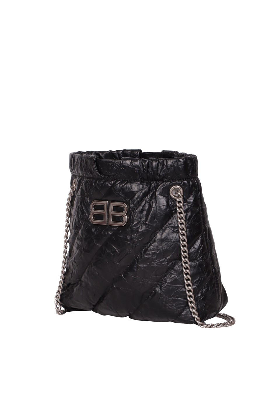 BOLSA BALENCIAGA CRUSH BAG XS PRETO ORIGINAL – Gringa