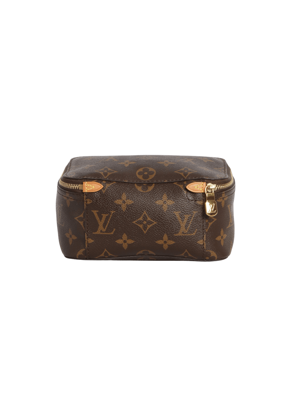 MONOGRAM VANITY CASE LOUIS VUITTON MARROM ORIGINAL – Gringa