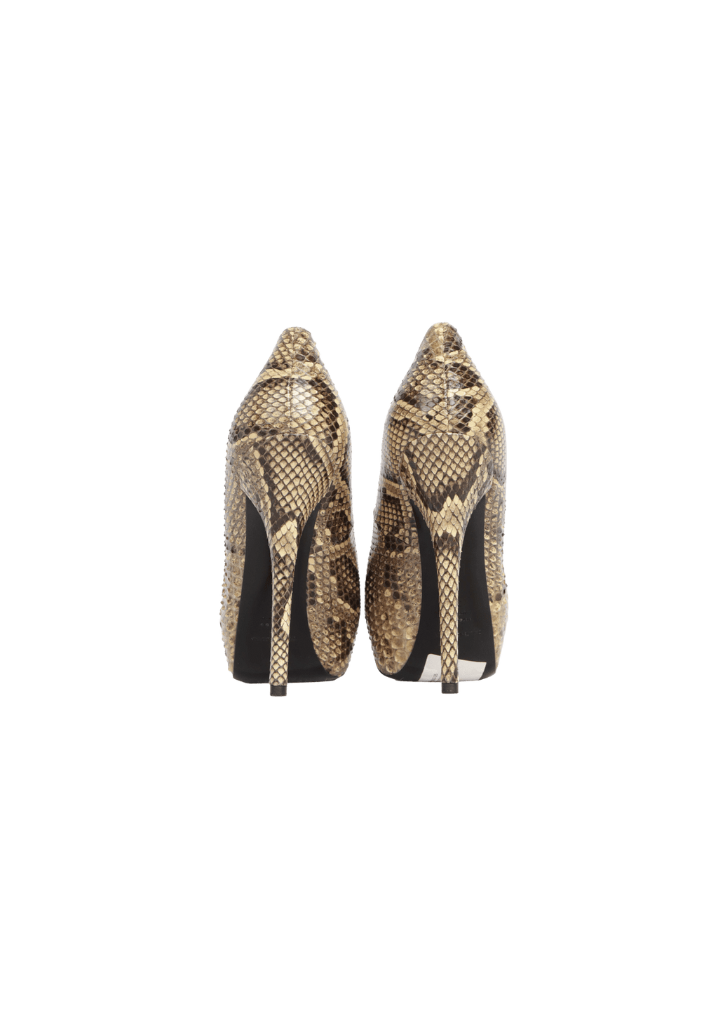 SAPATO DOLCE & GABBANA SNAKESKIN PUMPS 37 BEGE ORIGINAL – Gringa