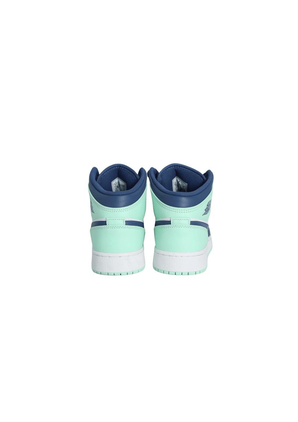 SAPATO NIKE AIR FORCE AIR JORDAN 1 MID GS ''BLUE MINT'' AZUL 36 ...