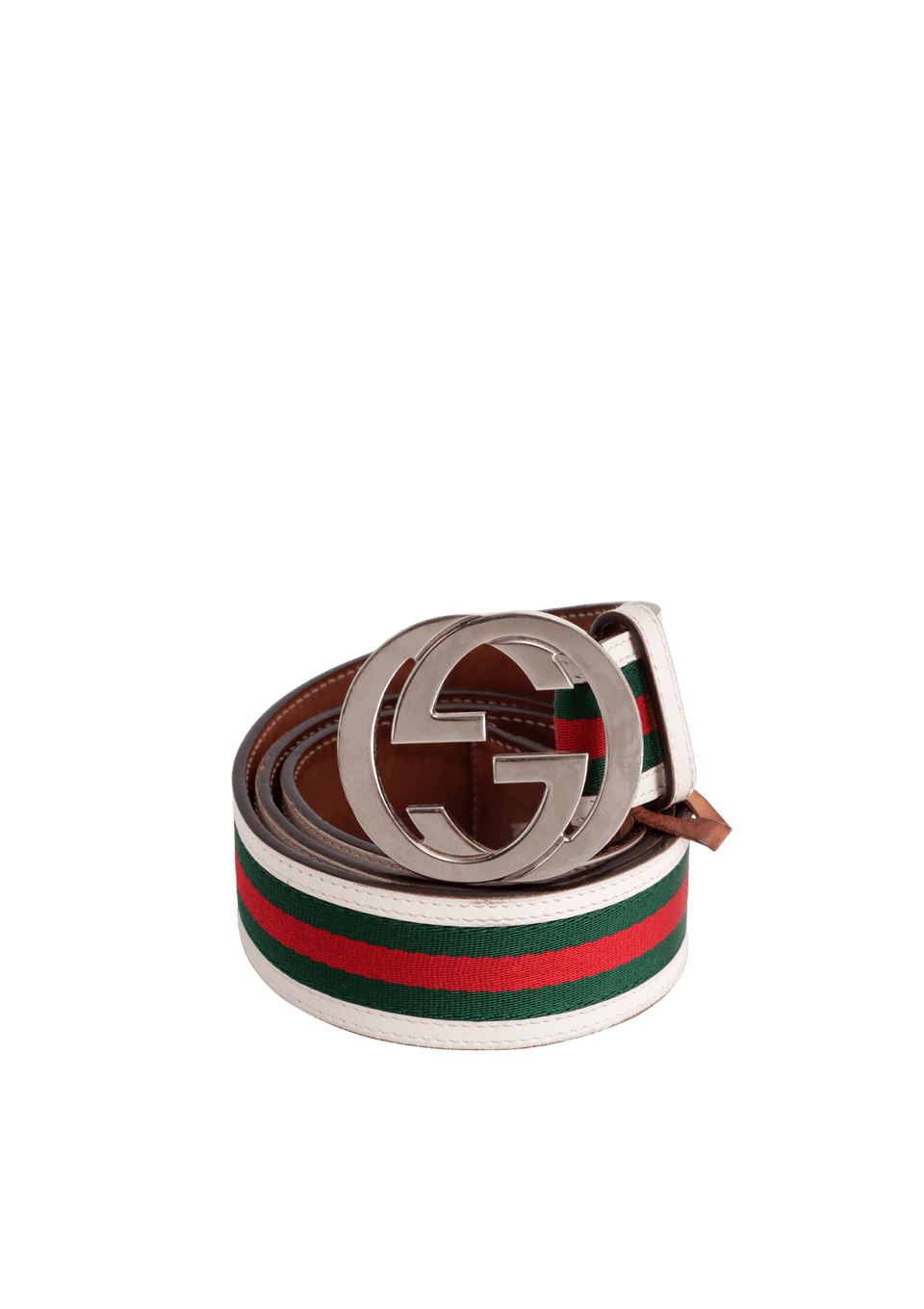 CINTO GUCCI INTERLOCKING G LOGO BELT 95 MULTICOR ORIGINAL – Gringa