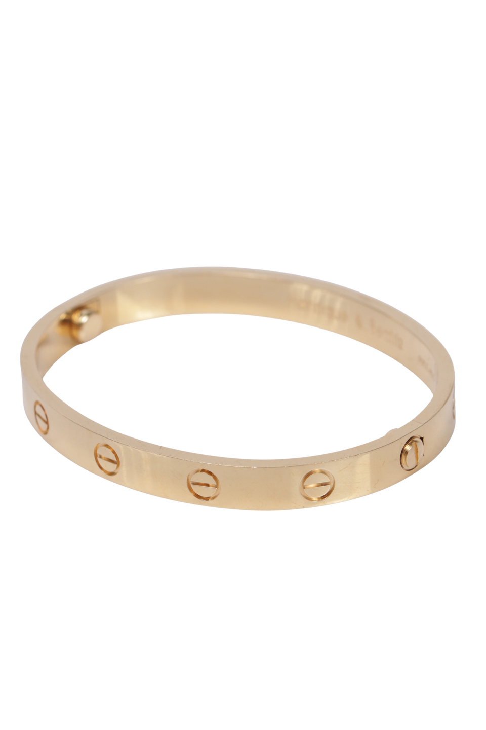 PULSEIRA CARTIER LOVE 18K BRACELET 16 METALIZADO ORIGINAL – Gringa