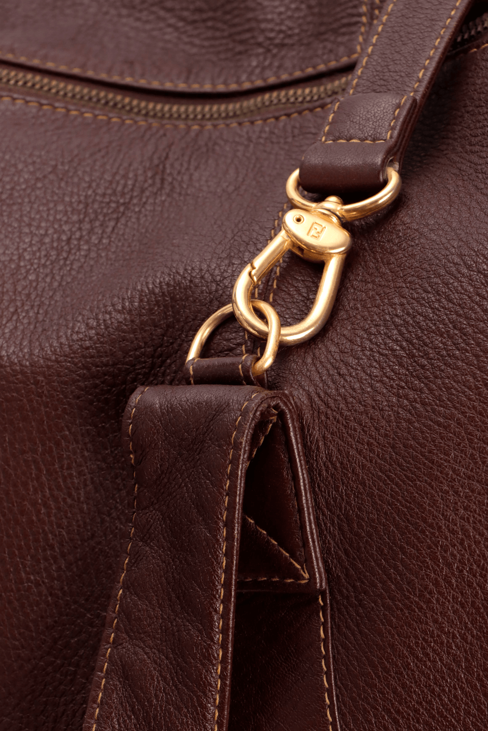 MALA FENDI VINTAGE SAS HAND LUGGAGE BAG MARROM ORIGINAL – Gringa