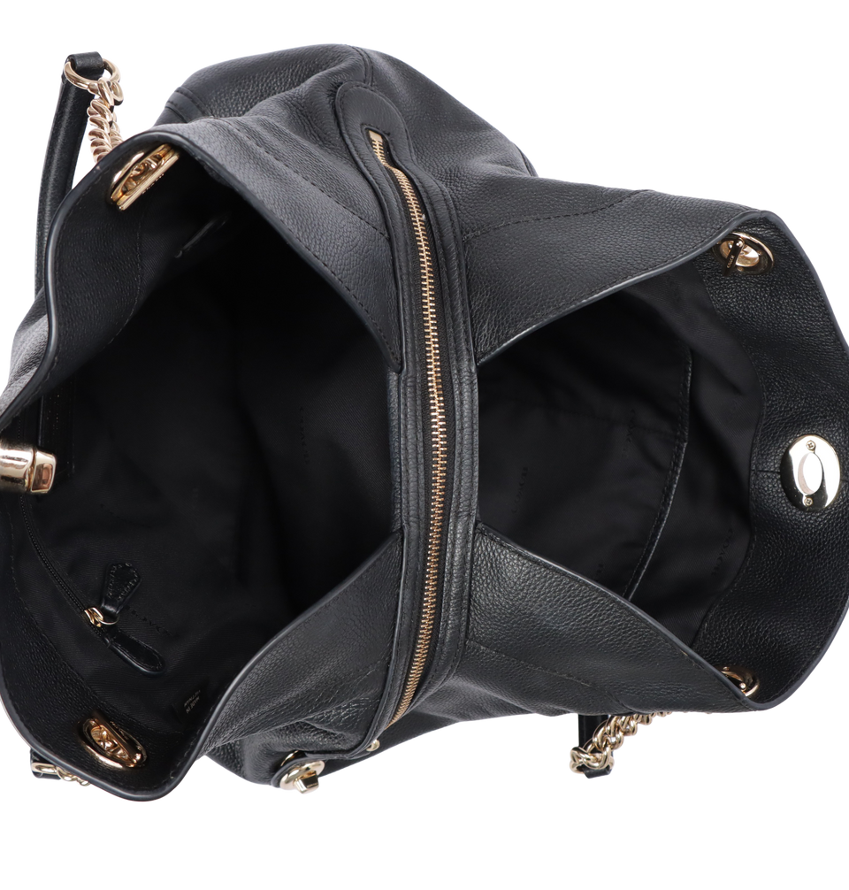 BOLSA COACH TURNLOCK EDIE SHOULDER BAG PRETO ORIGINAL – Gringa