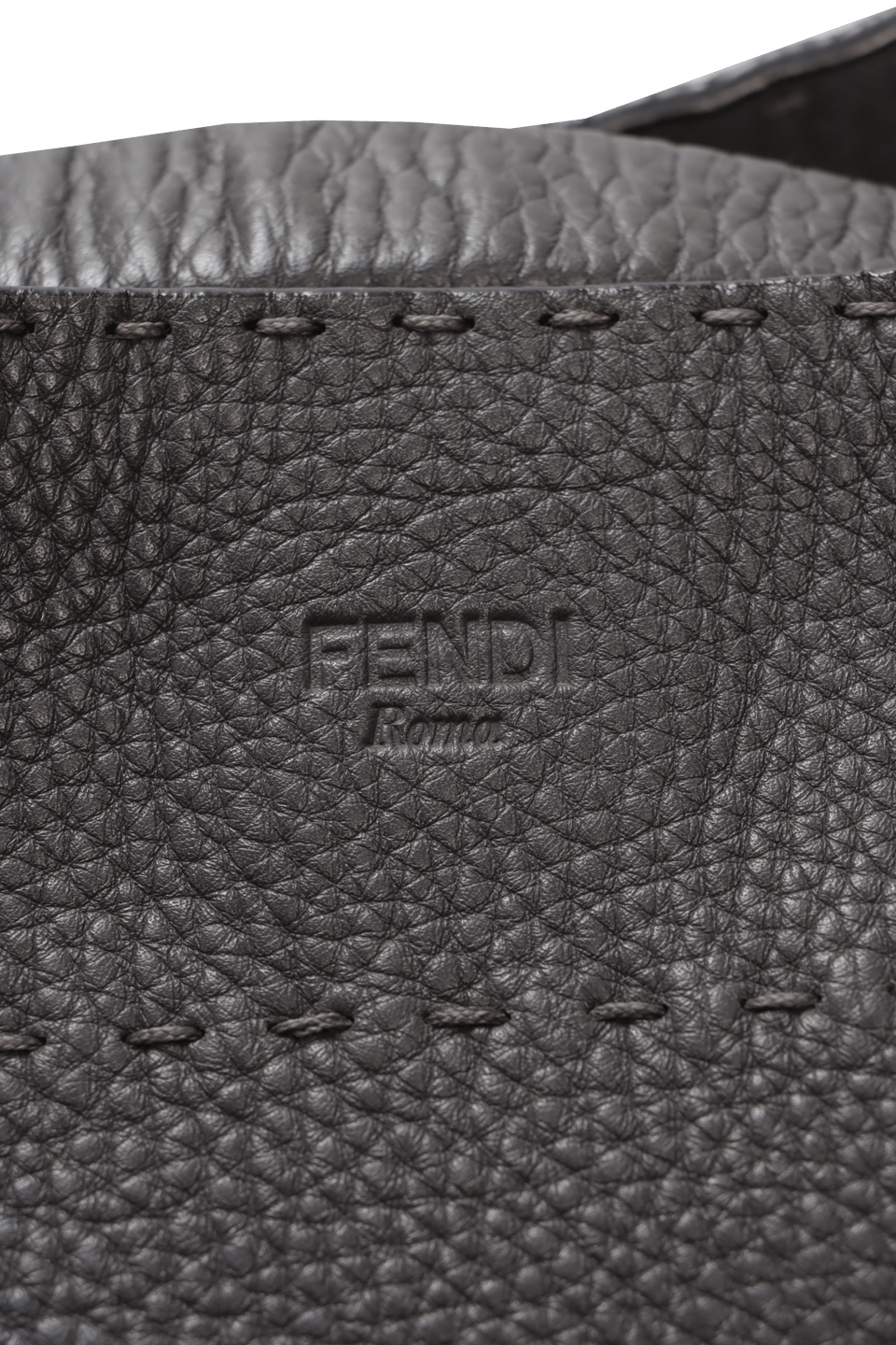BOLSA FENDI SELLERIA ANNA BUCKET BAG CINZA ORIGINAL – Gringa