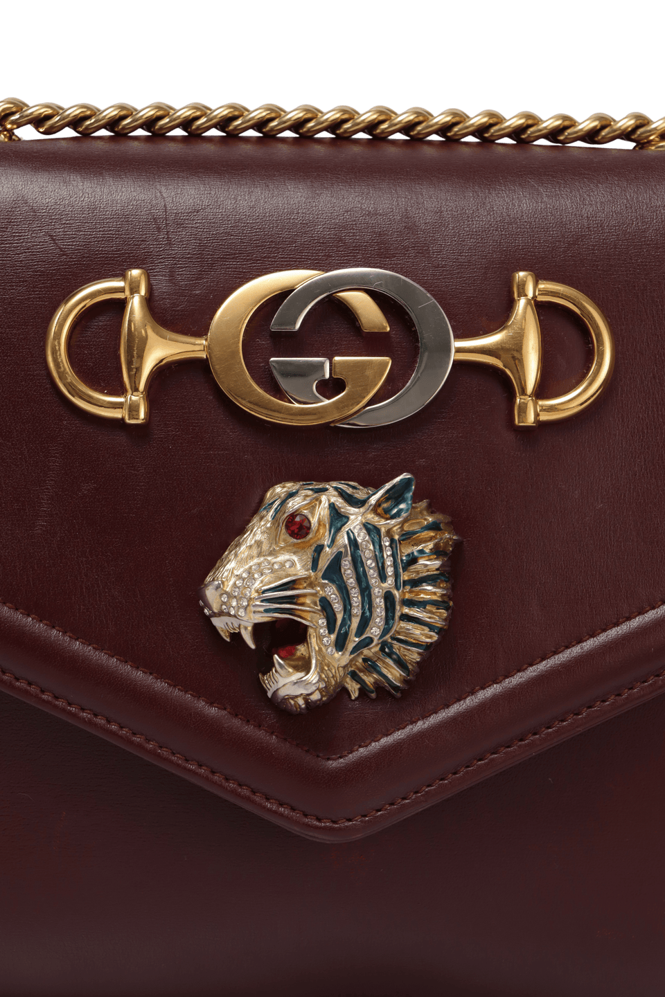 BOLSA GUCCI MEDIUM RAJAH SHOULDER BAG ROXO ORIGINAL – Gringa