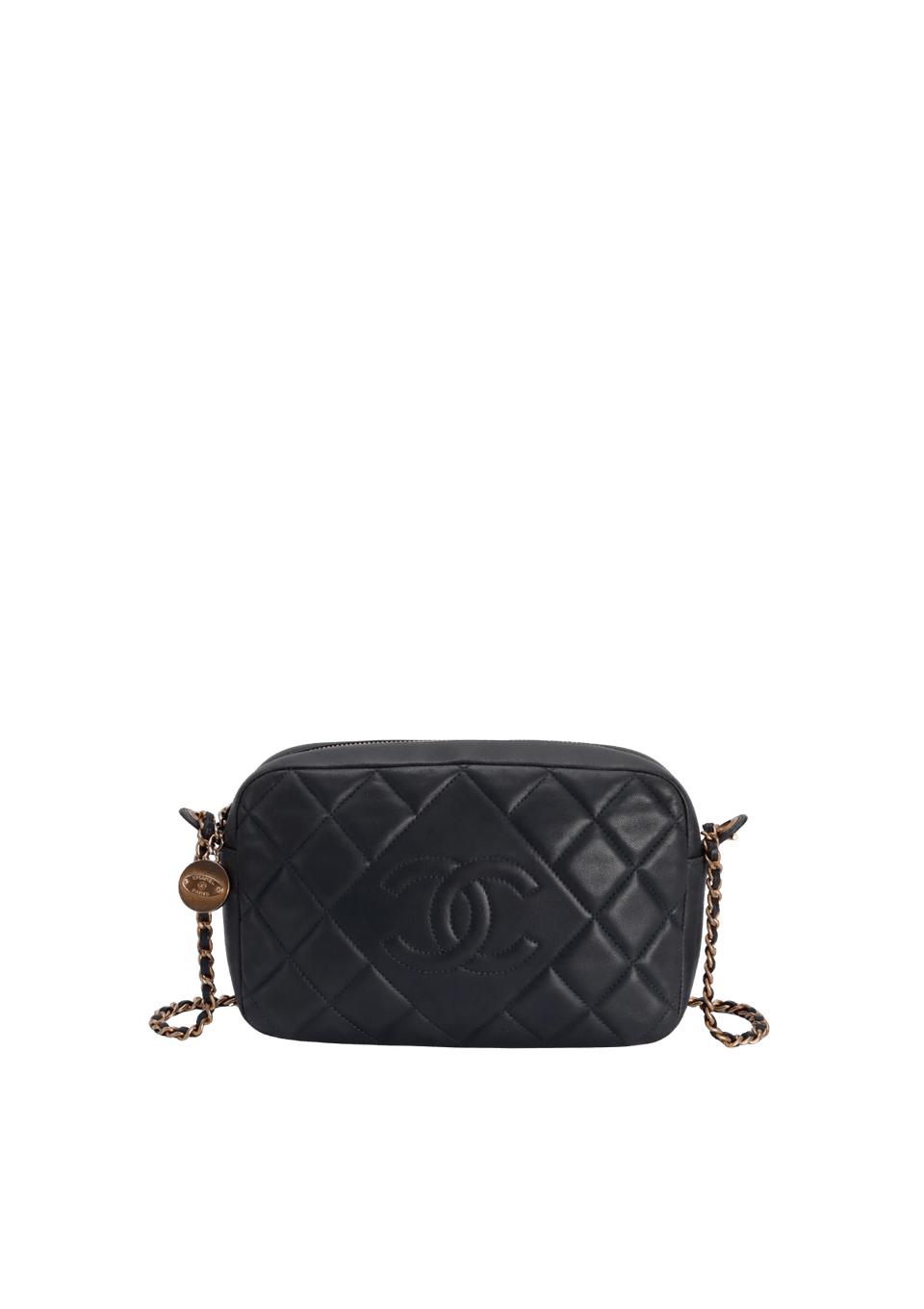 BOLSA CHANEL CC CAMERA BAG AZUL ORIGINAL – Gringa