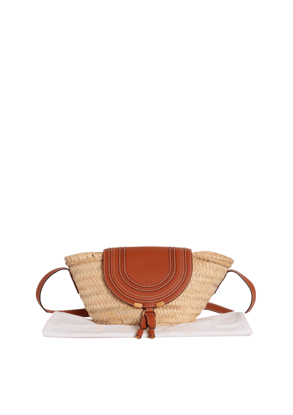 BOLSA CHLOÉ SMALL MARCIE BASKET BAG NATURAL ORIGINAL – Gringa