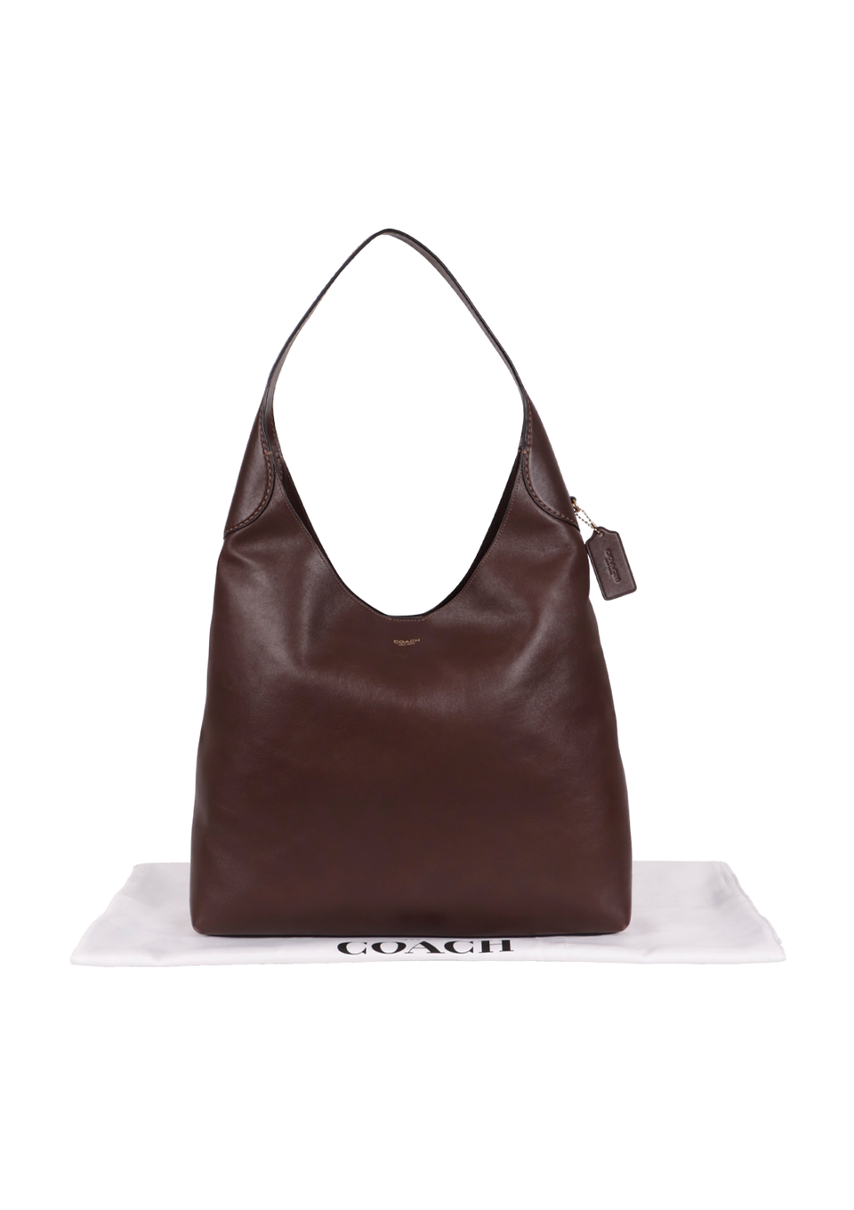 BOLSA COACH BROOKLYN 39 MARROM ORIGINAL – Gringa