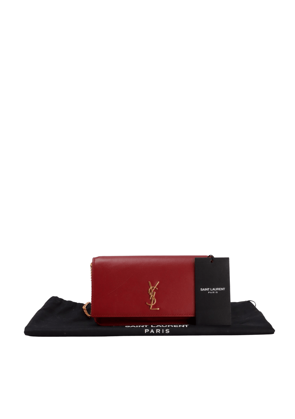 BOLSA SAINT LAURENT CASSANDRE PHONE HOLDER VERMELHO ORIGINAL – Gringa
