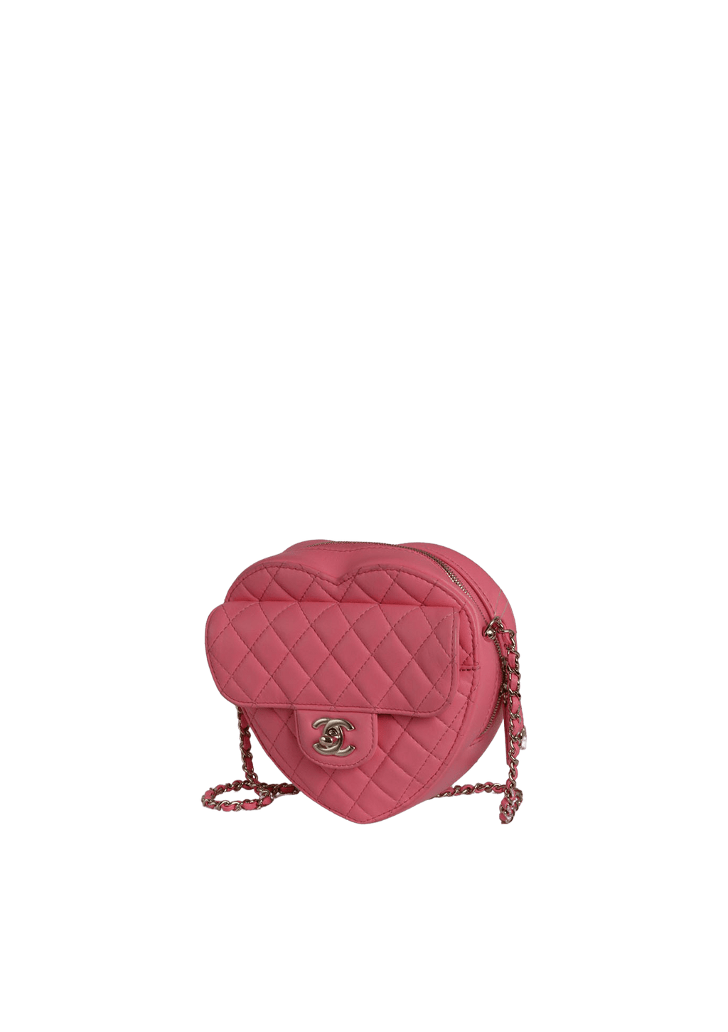 BOLSA CHANEL CC IN LOVE HEART BAG ROSA ORIGINAL – Gringa