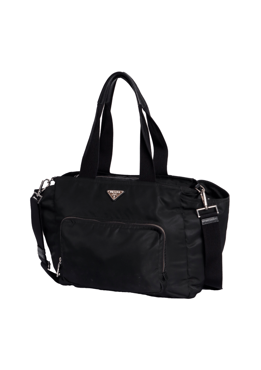 BOLSA PRADA TESSUTO DIAPER BAG PRETO ORIGINAL – Gringa
