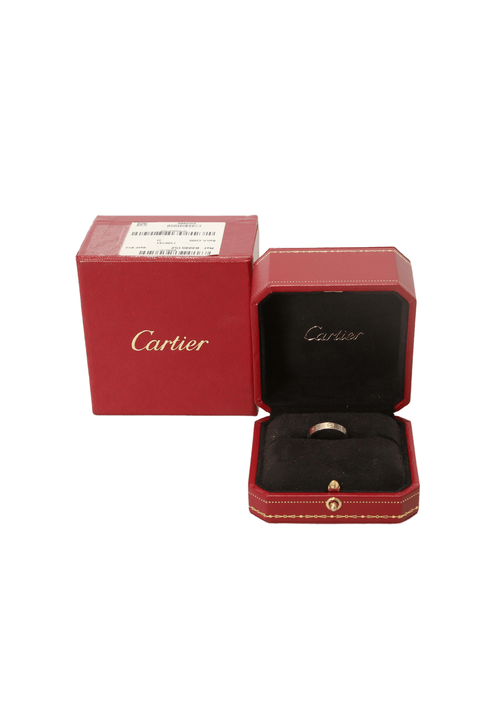 Anel Cartier Love Wedding Ring Ouro Branco Prateado Original – Gringa