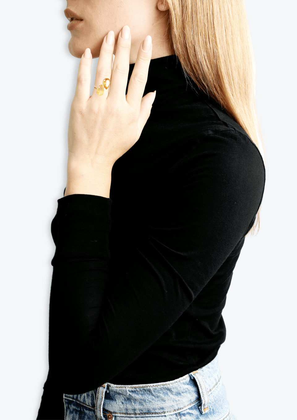 Anel Sauer Citrino Ring Ouro Amarelo Original – Gringa