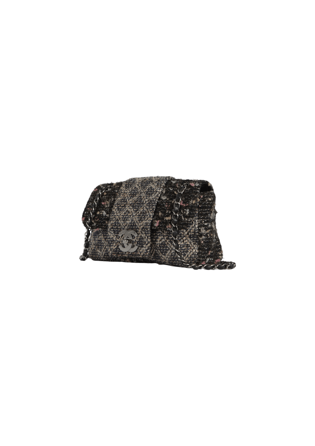 BOLSA CHANEL FANTASY TWEED FLAP BAG PRETO ORIGINAL – Gringa