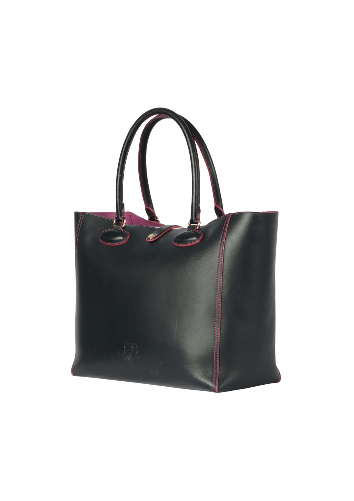 BOLSA LOEWE LEATHER TOTE BAG AZUL ORIGINAL – Gringa
