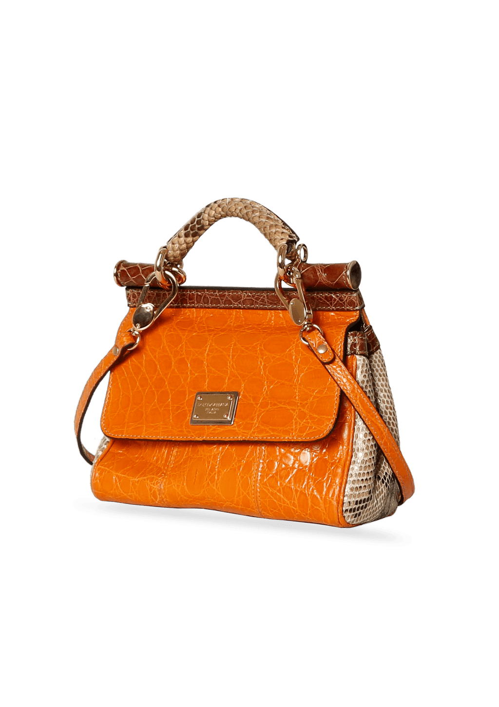 MISS SICILY CROCO PYTHON BAG DOLCE & GABBANA – Gringa