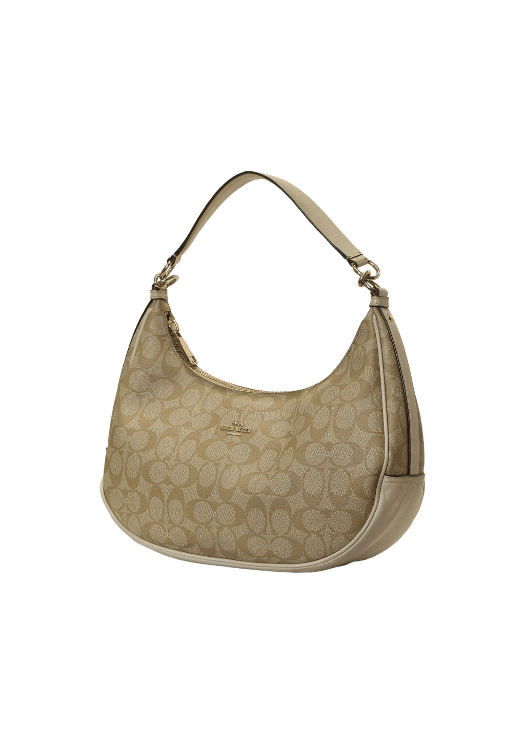Bolsa Coach Signature Shoulder Bag Bege Original – Gringa