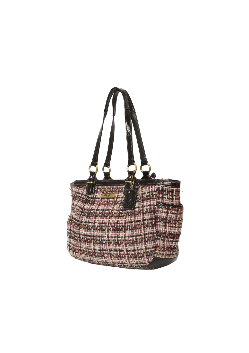 Bolsa Coach Tweed Tote Bag Colorido Original – Gringa