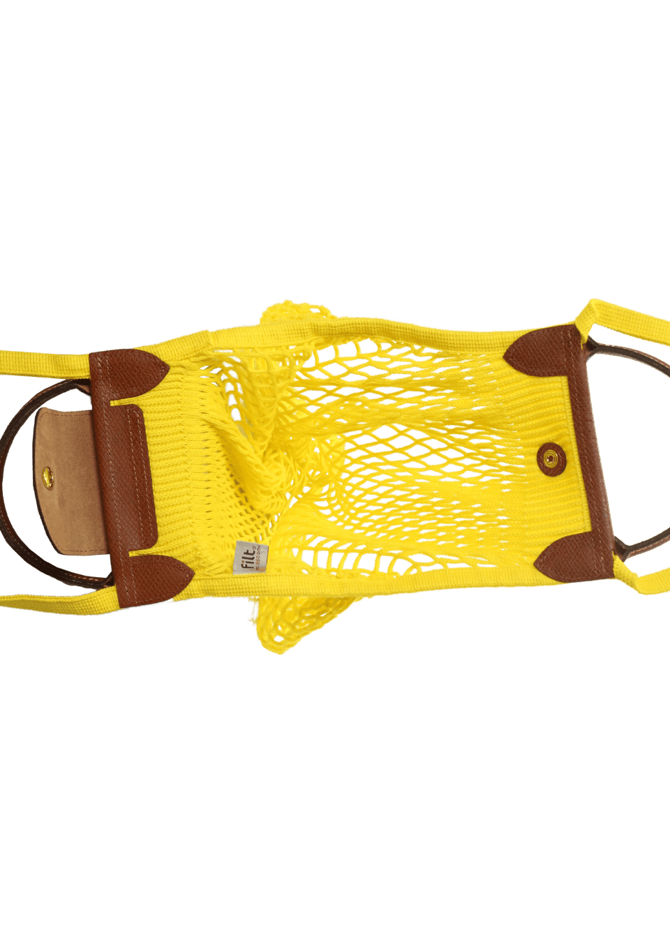 Bolsa Longchamp Le Pliage Filet Bag Amarela Original – Gringa