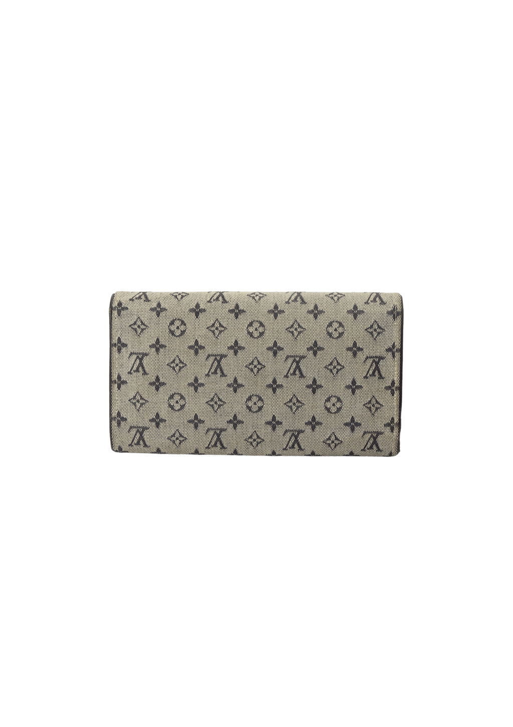 CARTEIRA LOUIS VUITTON MINI LIN PORTE TRÉSOR WALLET AZUL ORIGINAL – Gringa