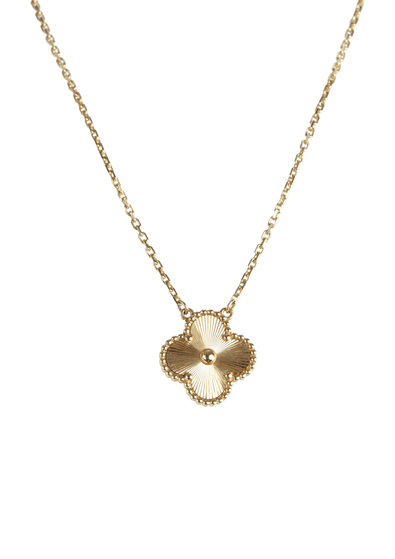 COLAR VAN CLEEF & ARPELS VINTAGE ALHAMBRA 18K NECKLACE OURO AMARELO ...