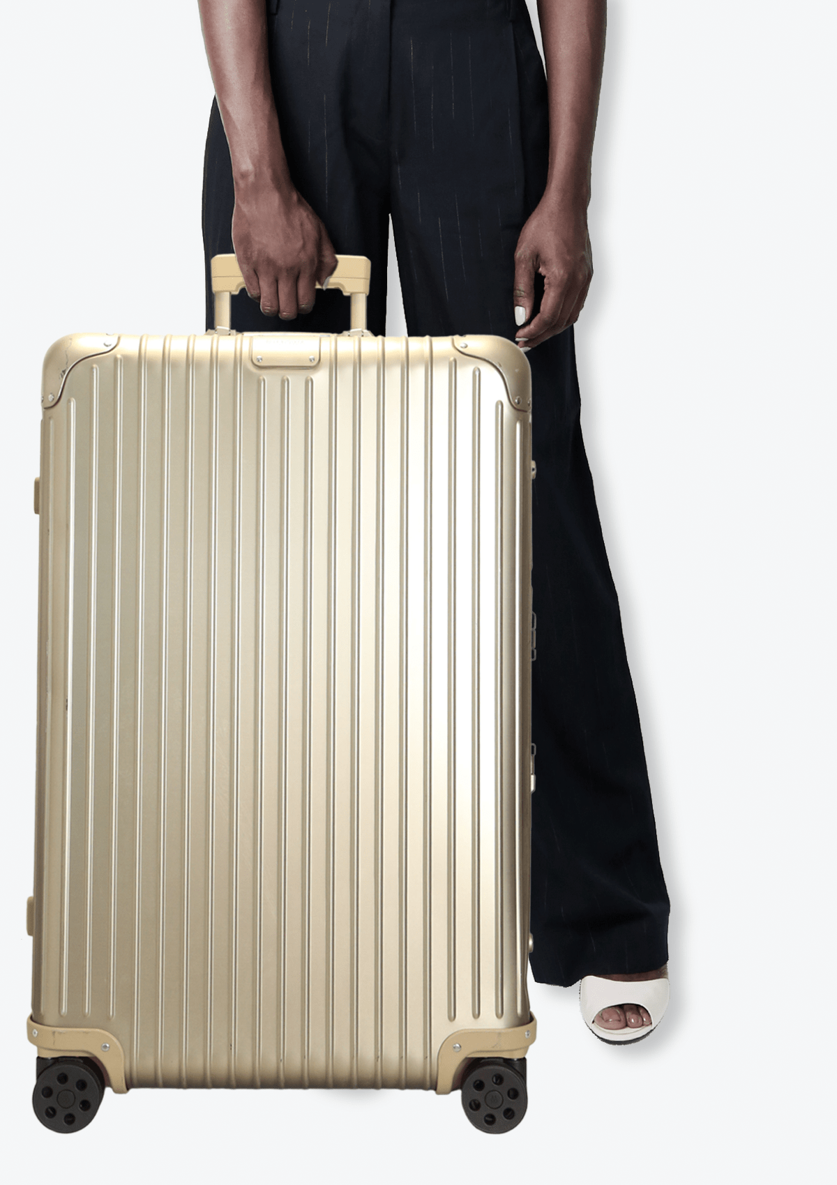 MALA RIMOWA ORIGINAL CHECK IN L DOURADO ORIGINAL – Gringa
